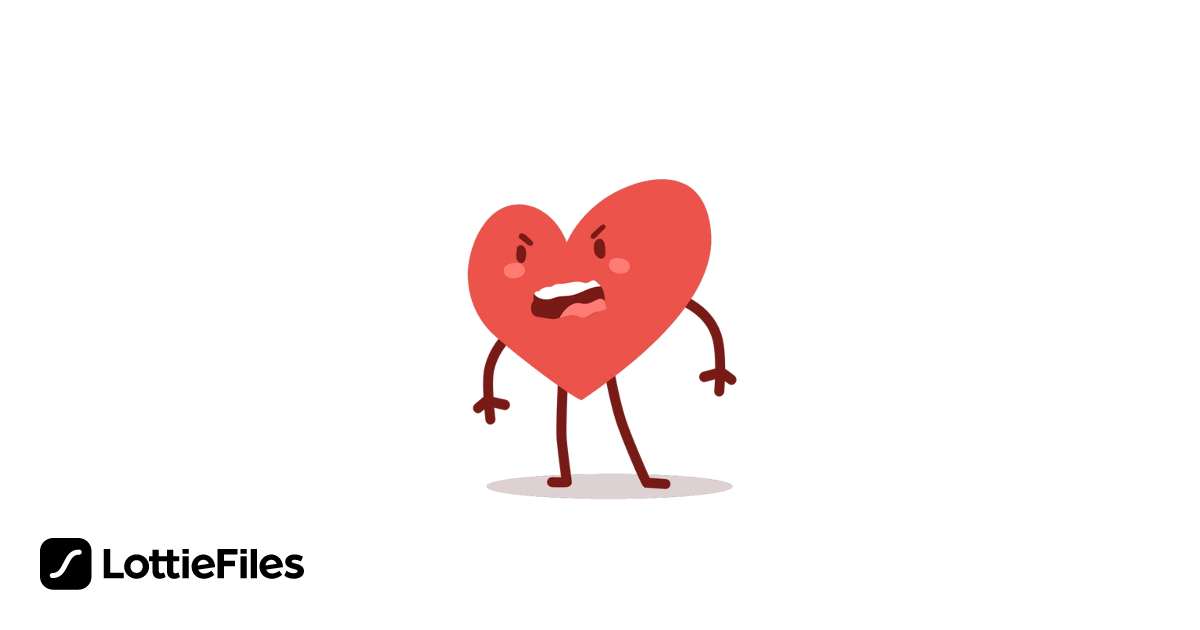 Free Heart characters crying Animation by Abdul Latif | LottieFiles