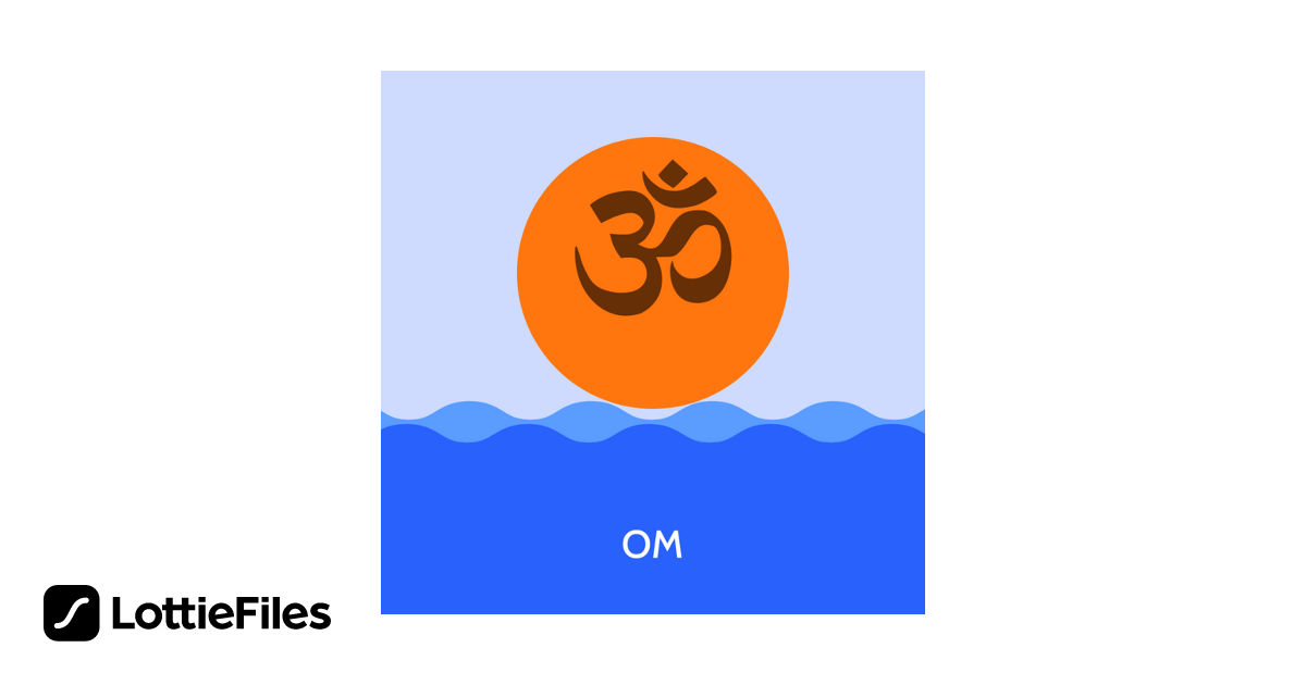 Free Mindfulness - OM Animation by Christina | LottieFiles