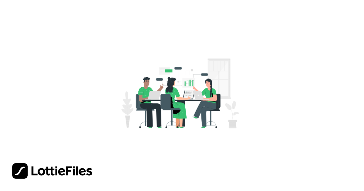 Free Meeting Animation by DDoup | LottieFiles