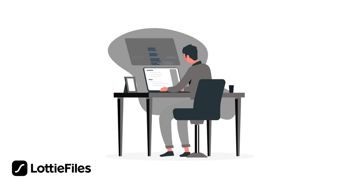 Free Developer / Coder - Dark Theme Animation by Hasir | LottieFiles