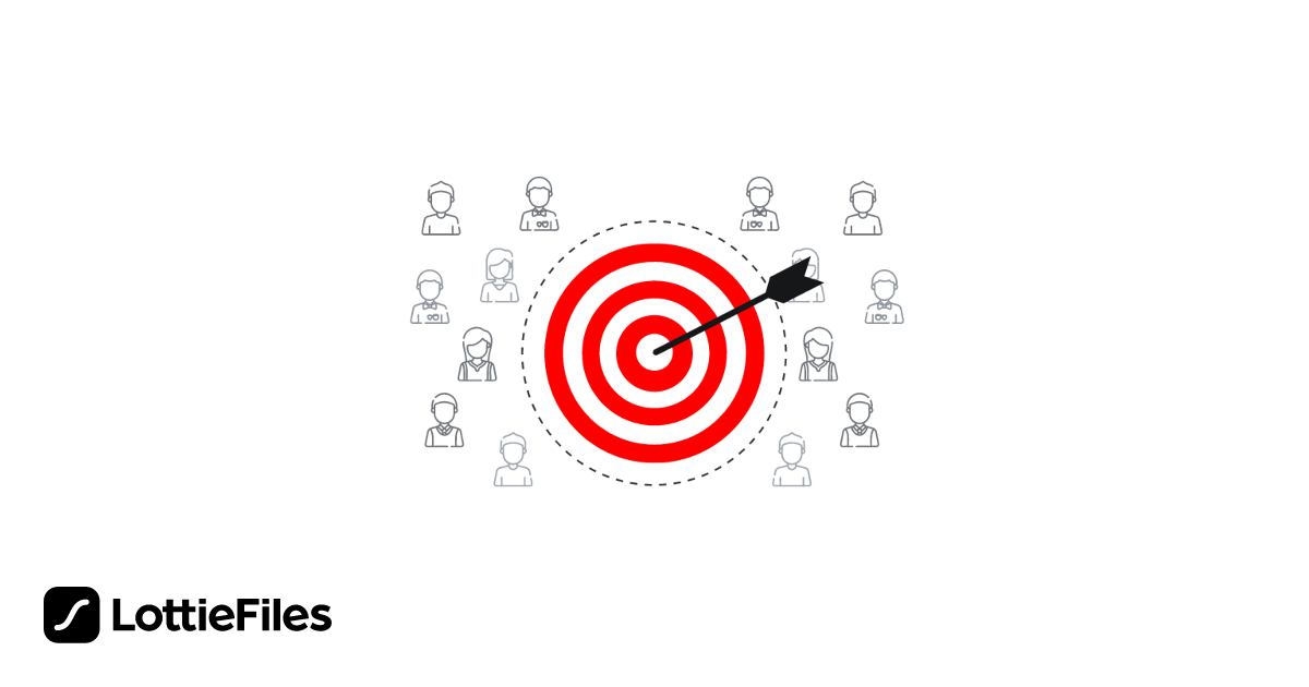 Free Target Audience Animation by Yusuf Kaya | LottieFiles