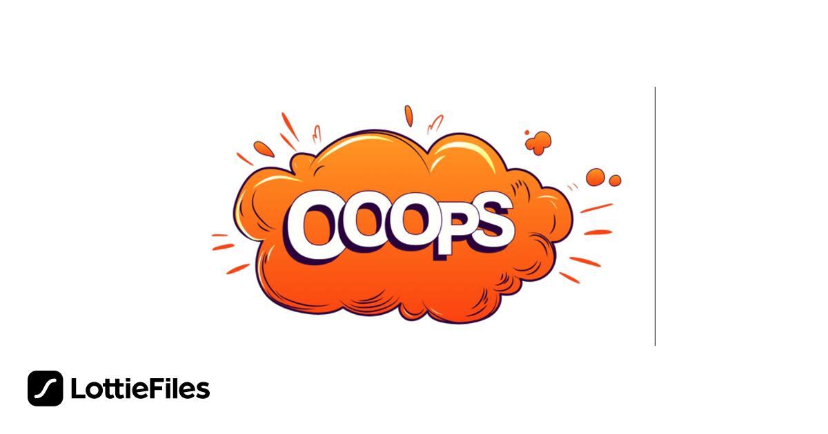 Free Cute Bubble Sticker Ooops Animation by Abdul Latif | LottieFiles