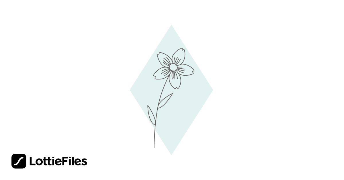 Free Simple flower Animation by Kyle Tole | LottieFiles