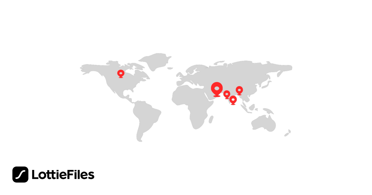 Free map Animation by Jevin | LottieFiles