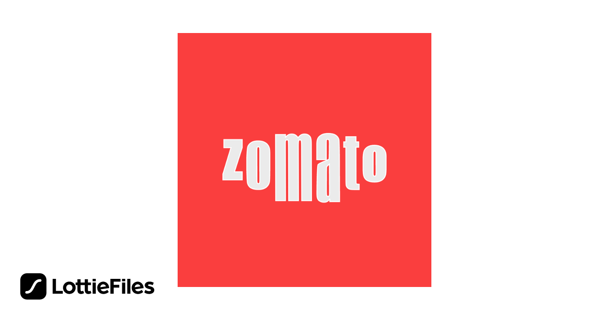 Free Zomato Brand Animation Animation by jyothirmai | LottieFiles