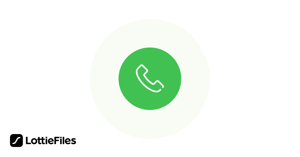 Free Phone Call Animation by James LaRosa | LottieFiles