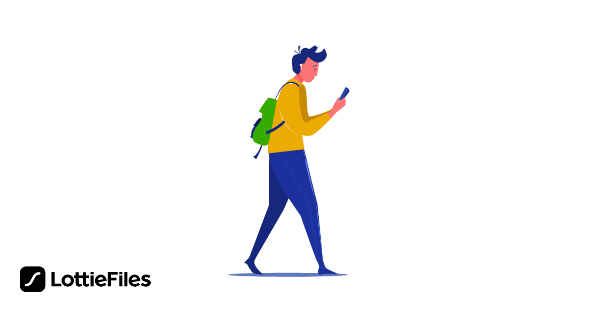 Free Walking Animation by Ника Зенкевич | LottieFiles