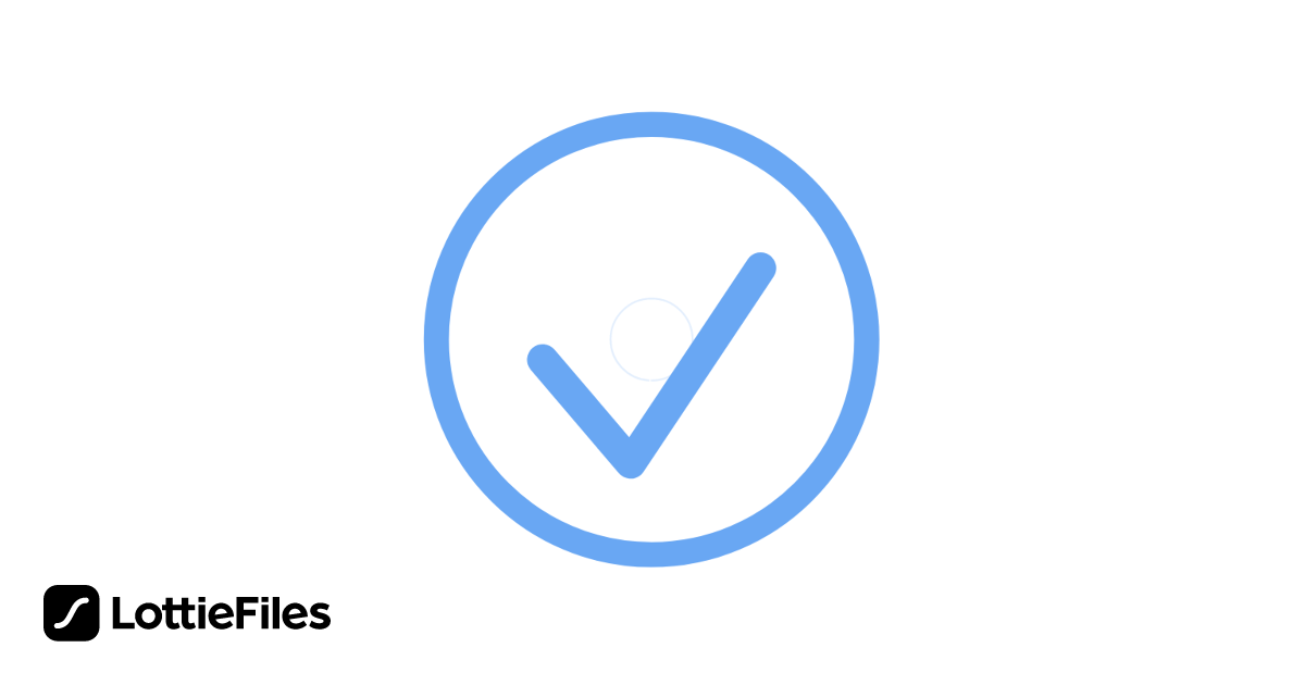 Free Check button Animation by Valery Sysoev | LottieFiles