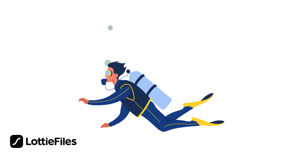 Free Scuba Diver Animation Animation by Mohammad Saiduzzaman | LottieFiles