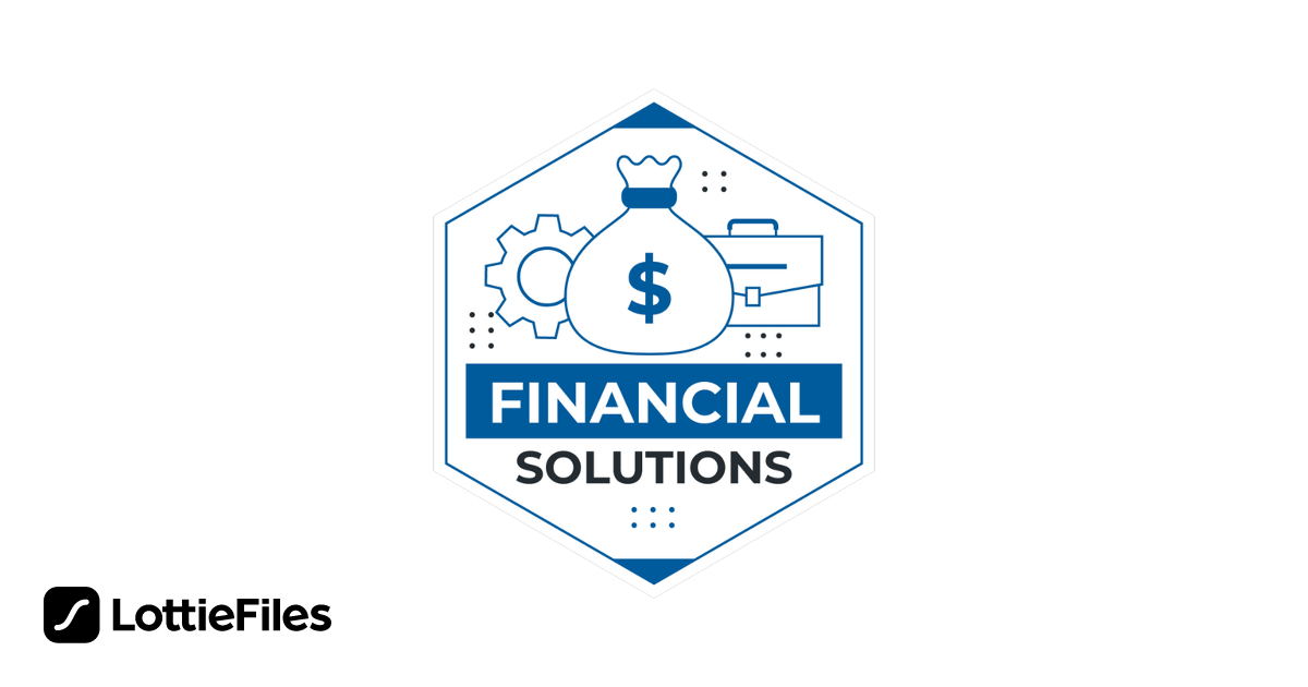 Free Financial Solutions Labels Animation by Abdul Latif | LottieFiles