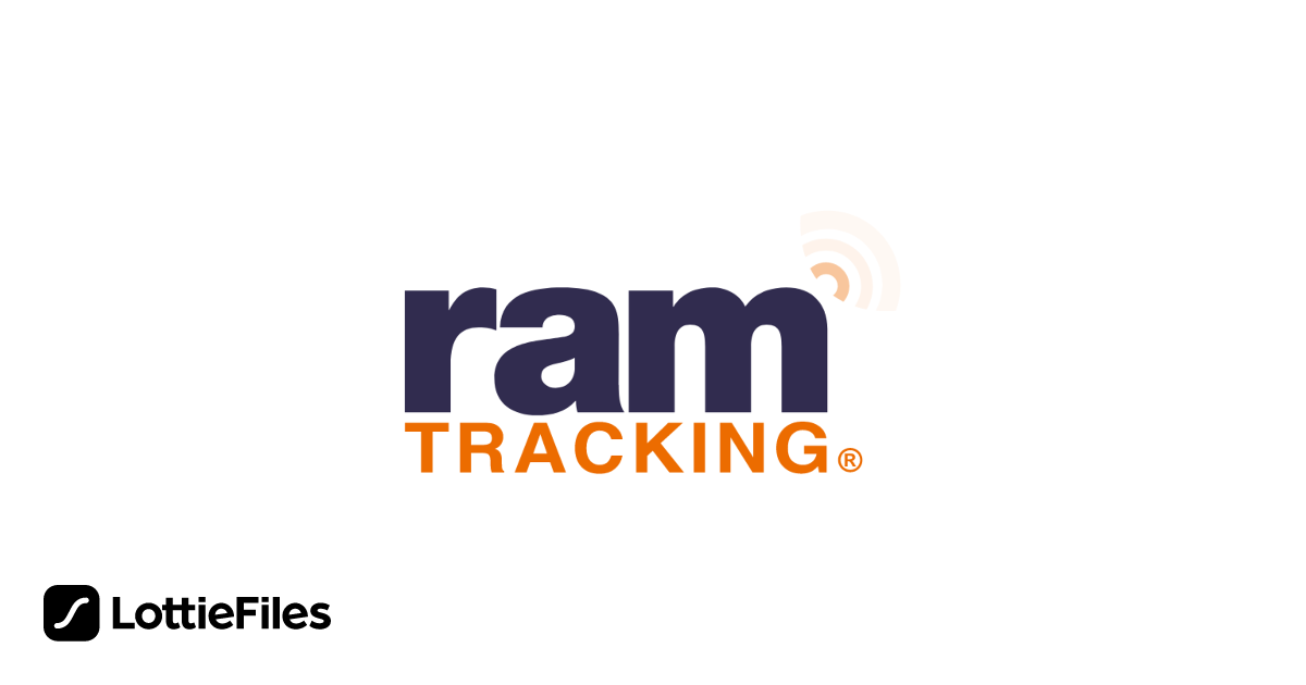 Free RAM Tracking Logo Animation by Callum Wells | LottieFiles