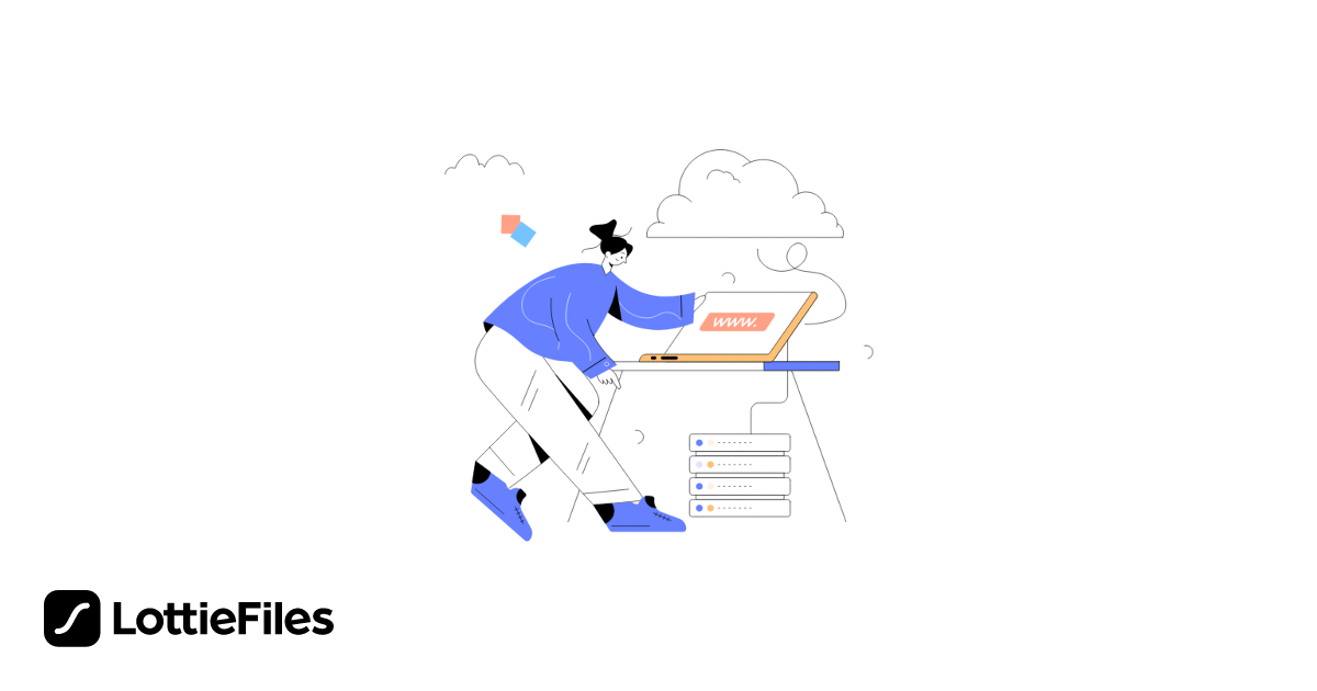 Free Server Hosting Animation by Vectors | LottieFiles