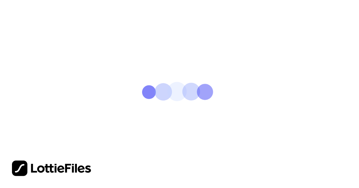 Free loader dots - blue Animation by James Kirk | LottieFiles