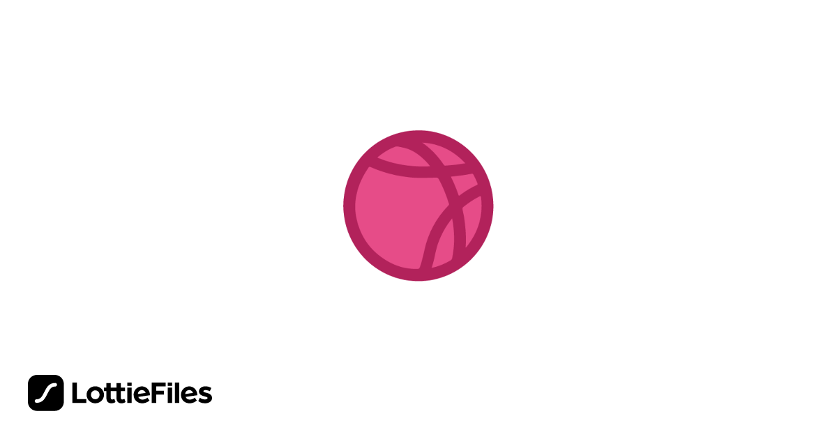 Free Dribble logo Animation by Weblodge | LottieFiles