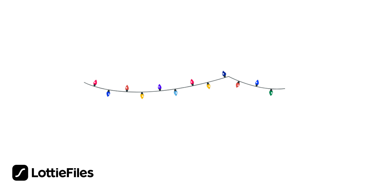 Free Christmas Lights Animation by Dileep | LottieFiles