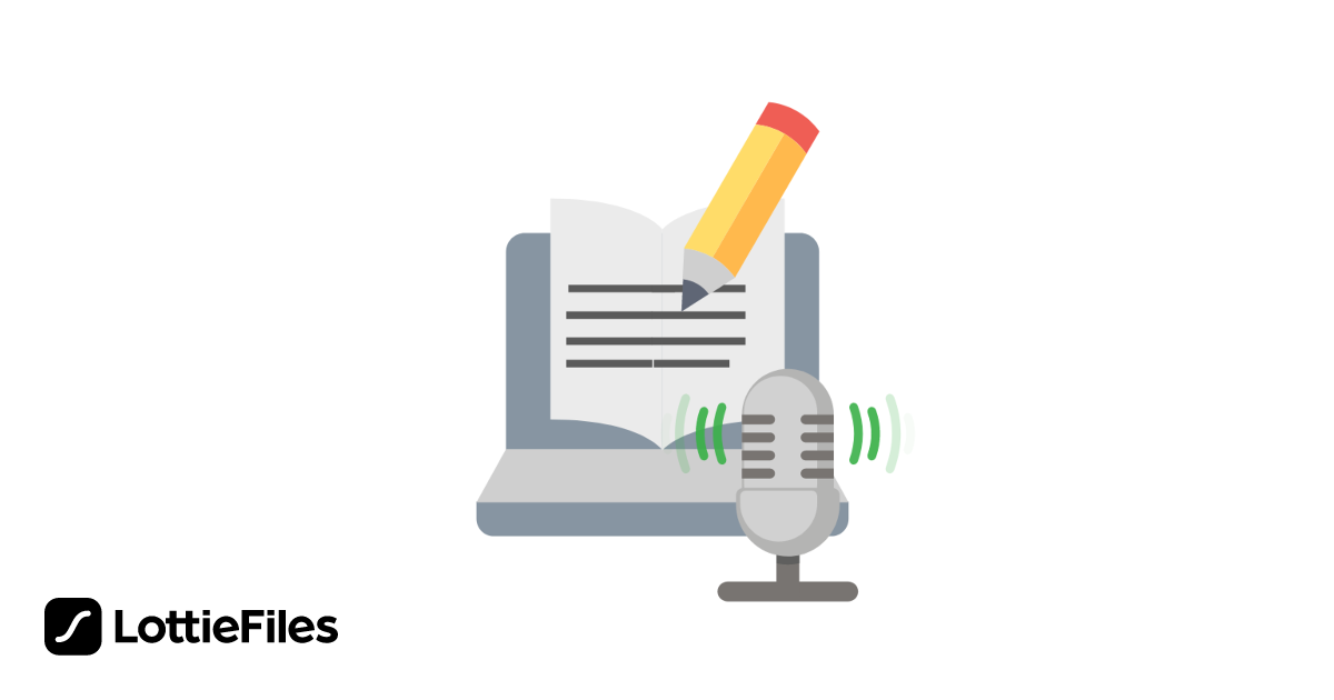 Free transcription Animation by Meetanshi | LottieFiles