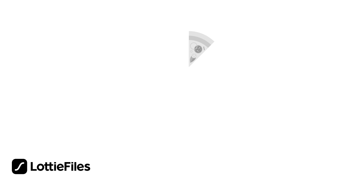 Free pizza bw Animation by Cory Acabal | LottieFiles