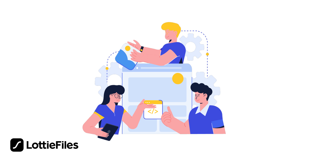 Free web developer Animation by Davide | LottieFiles