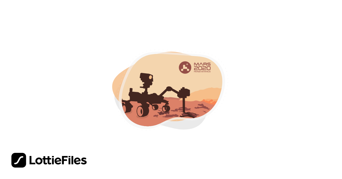 Free Mars 2020 NASA mission Animation by Animated SVG | LottieFiles