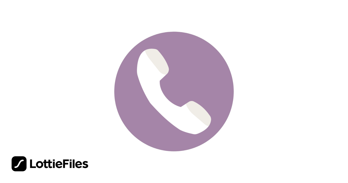 Free phone call Animation by Zunash | LottieFiles