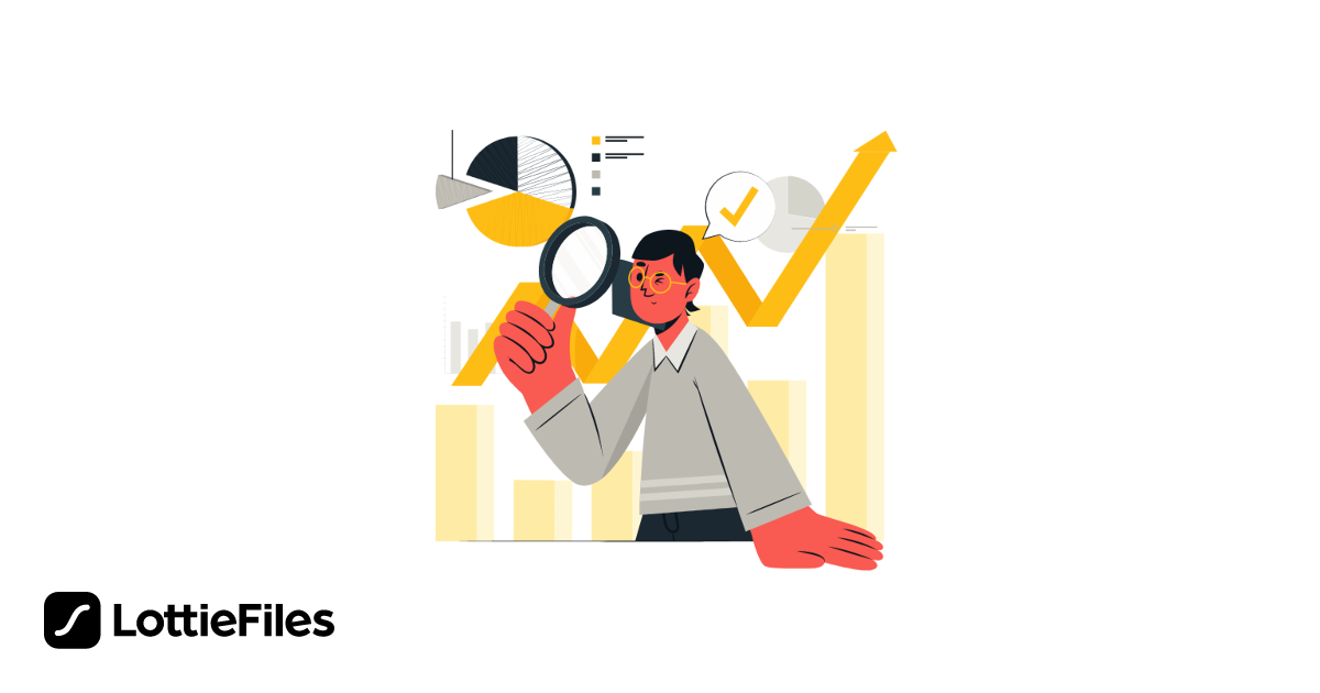Free Analyze Illustration Animation by Priyanshu | LottieFiles