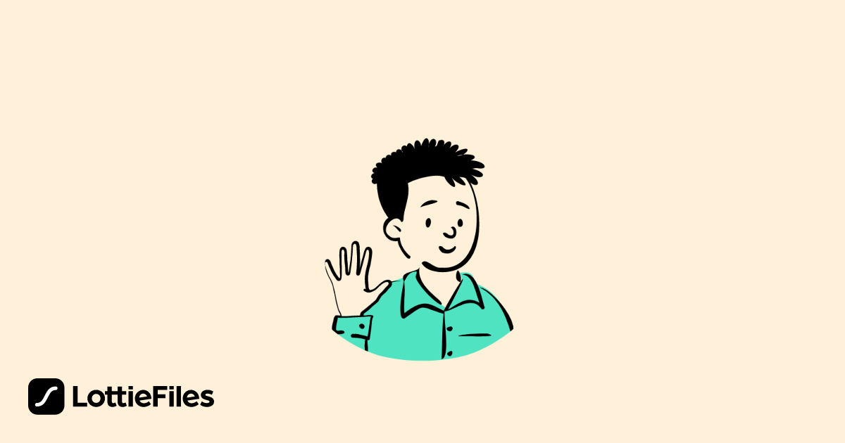 Free Hello peep Animation by DCE | LottieFiles