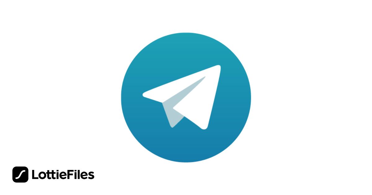 Free telegram Animation by Abraham Bravo | LottieFiles