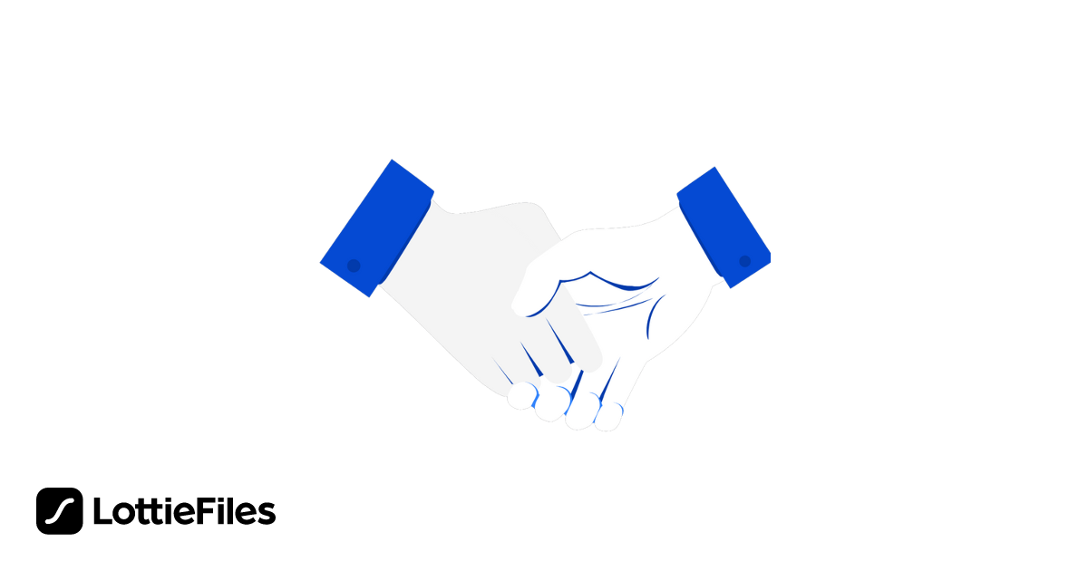 Free Handshake Animation by Adesh | LottieFiles