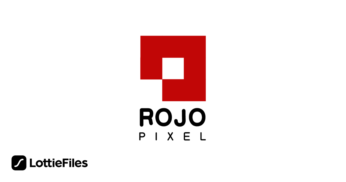 Free ROJOPIXEL Logo Animation by Alejandro Arias | LottieFiles