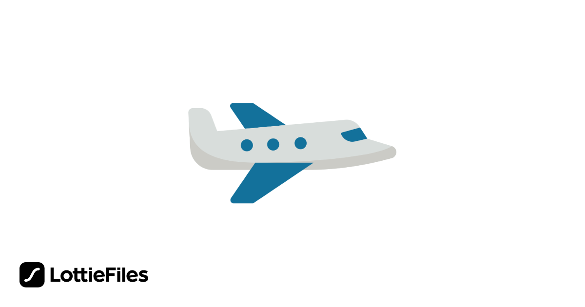 Free Airplane flying Animation by Alex | LottieFiles