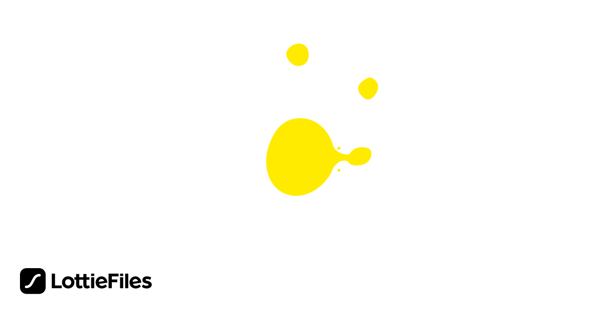 Free yellow bubble Animation by Javier | LottieFiles