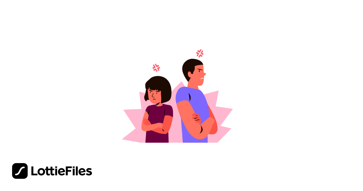 Free Rude couple Animation by Couplethinking | LottieFiles