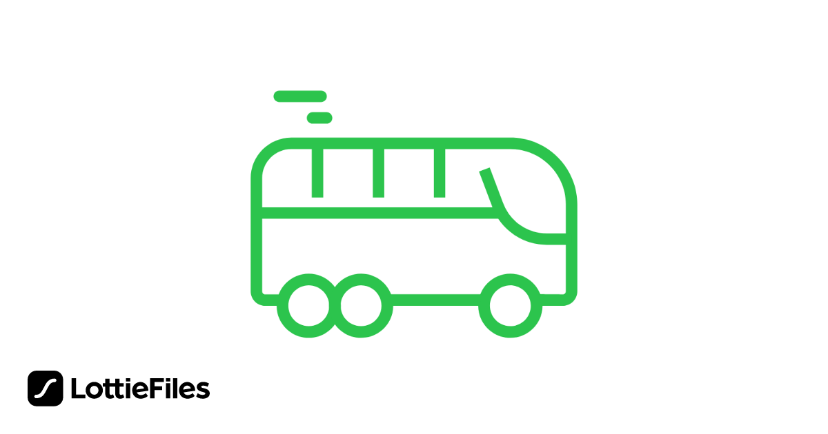 Free Bus Icon Animation by Yasin Çelenk | LottieFiles
