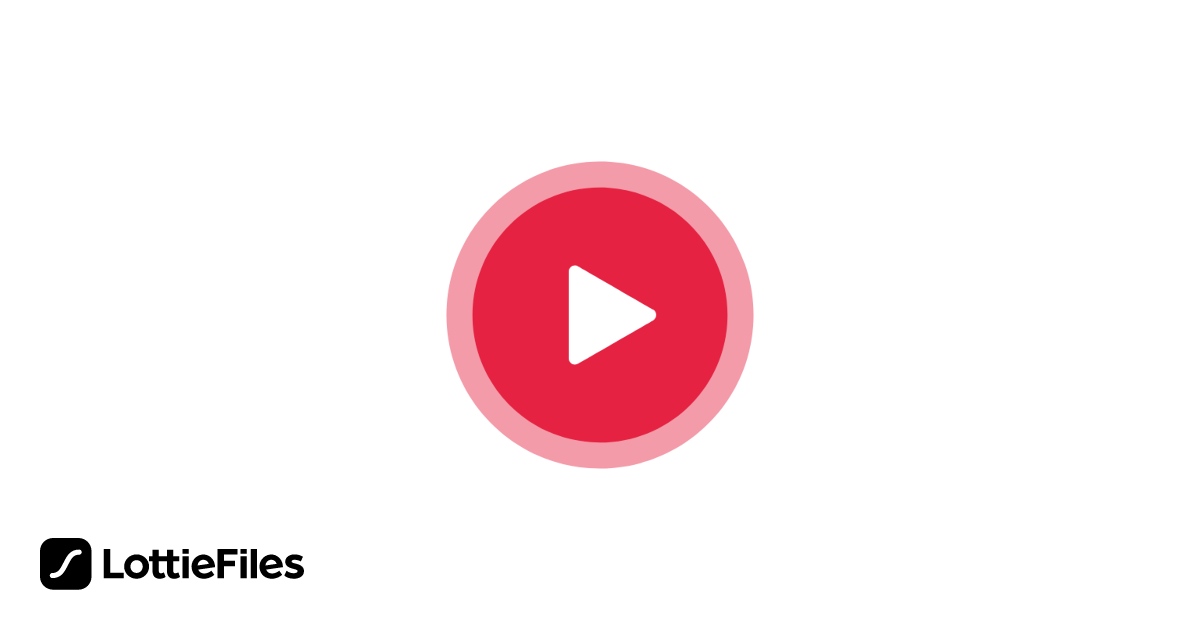 Free Video Play Button Animation by | LottieFiles