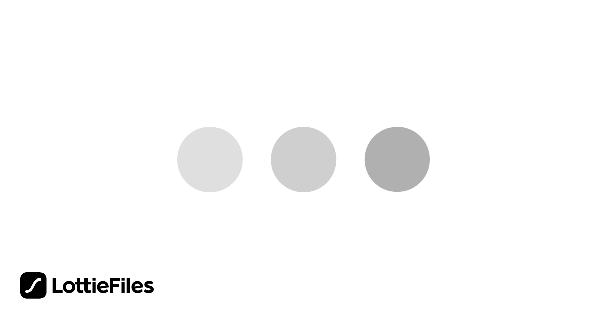 Free Simple Dot Loader Animation by Mikey P | LottieFiles