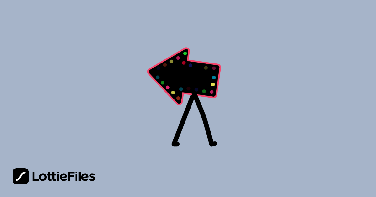 Free Walking Arrow Animation by Chris | LottieFiles