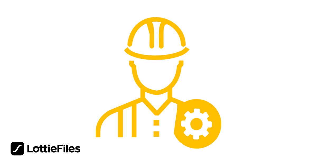 Free Yellow Hat Man with Settings Icon Animation by UnlistedGuru ...