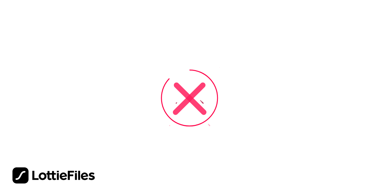 Free Close Animation by Aneesh Ravi | LottieFiles