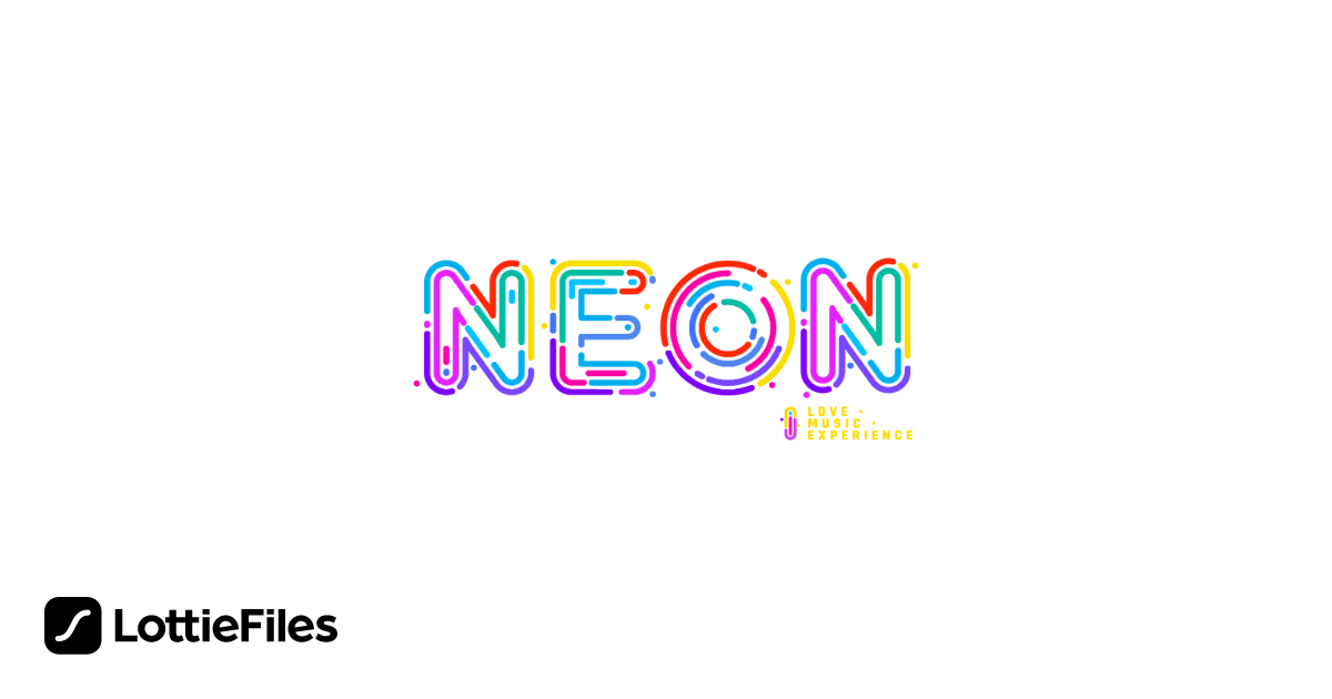 Free NEON Countdown Animation by Fairuz | LottieFiles