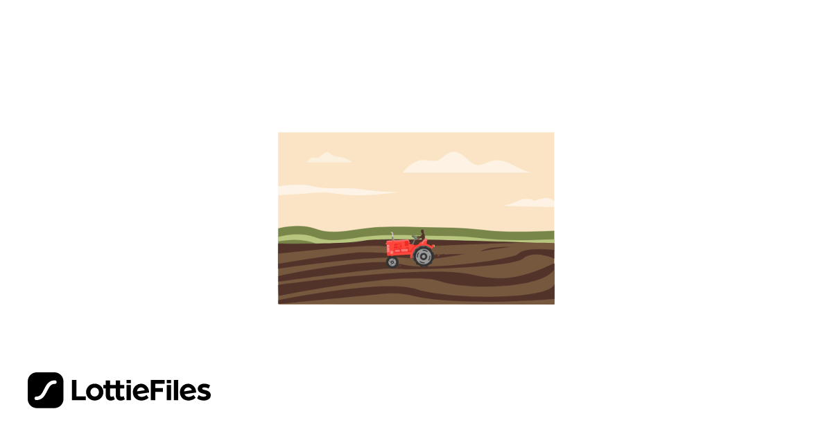 Free Tractor Animation by Krishnamoorthy Ramasamy | LottieFiles