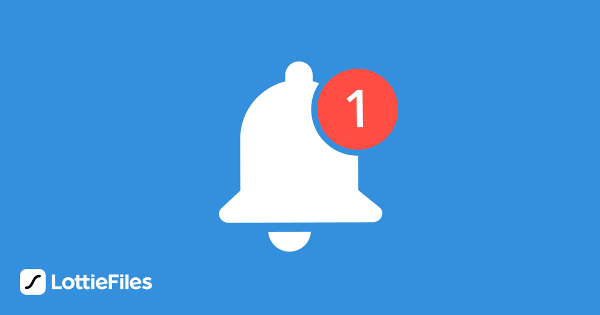 Free Notification Bell Animation by Stu | LottieFiles