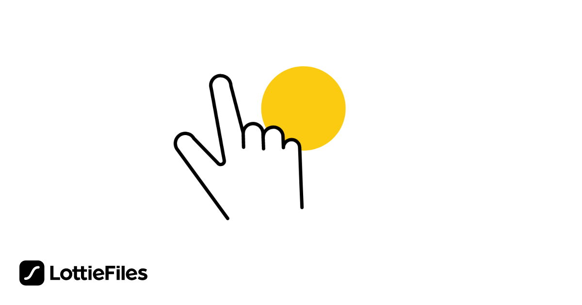 Free Tap button Animation by Kien NguyenTran | LottieFiles