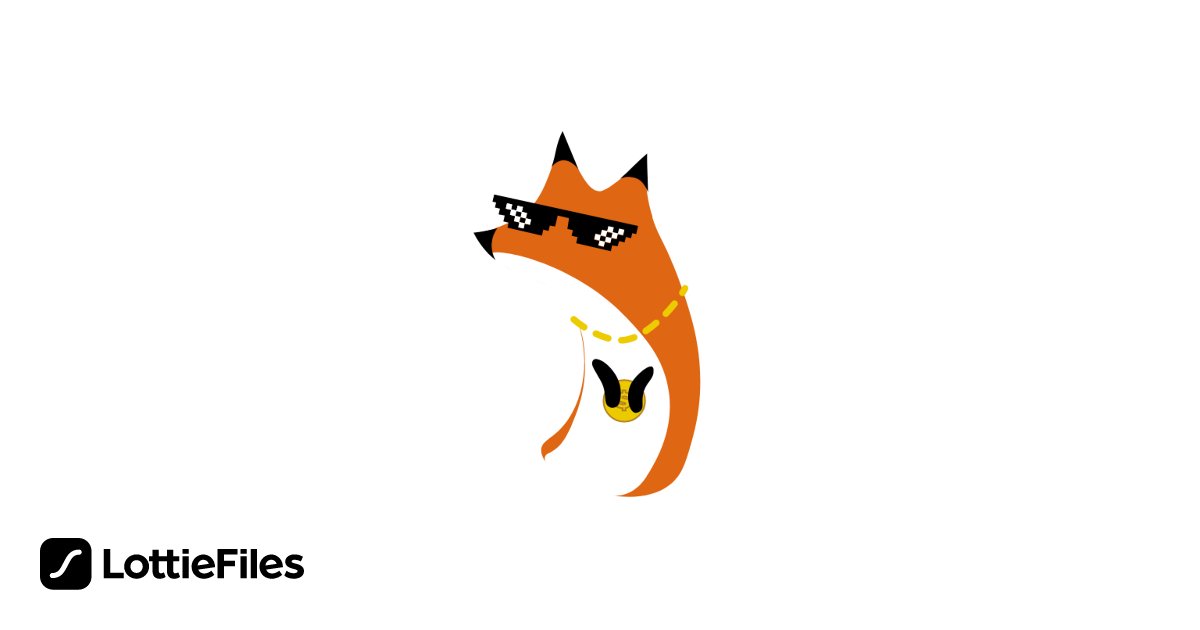 Free cool fox Animation by Solitudinem | LottieFiles
