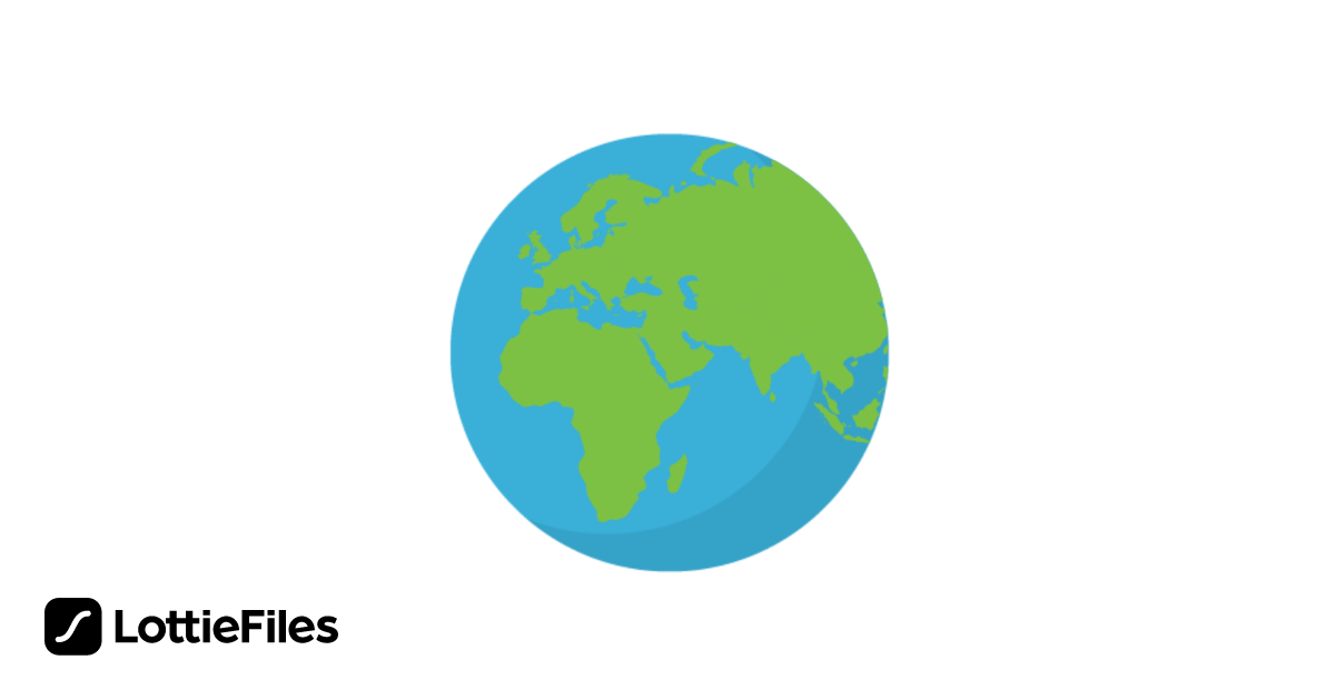 Free Globe Map 1 Animation by Ken Diva | LottieFiles