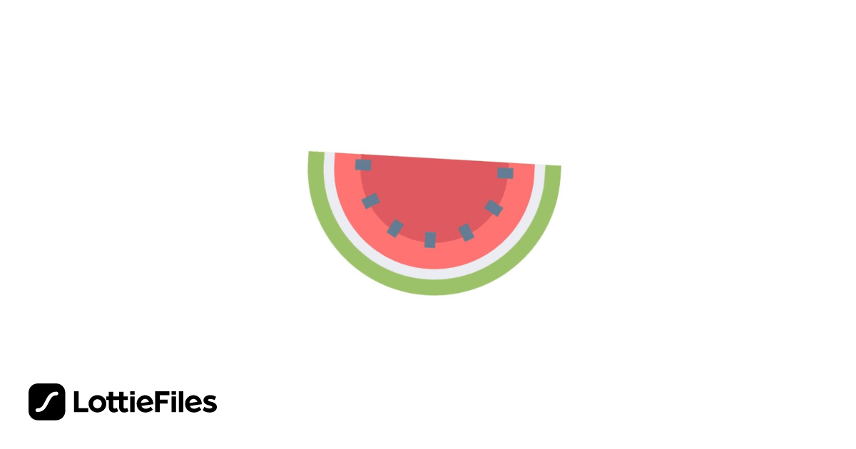 Free watermelon animation Animation by Dongjun Yang | LottieFiles