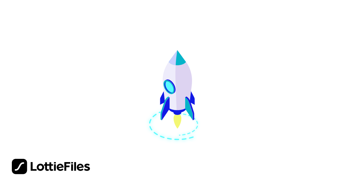 Free Rocket green/blue Animation by Wellington Silva | LottieFiles