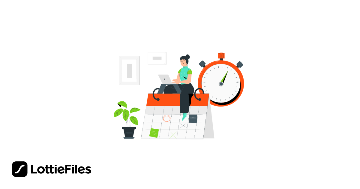 Free PUNCTUAL Animation by Abhilesh Kapdi | LottieFiles