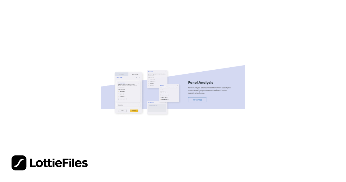 Free Panel Animation by Ayub Shaikh | LottieFiles