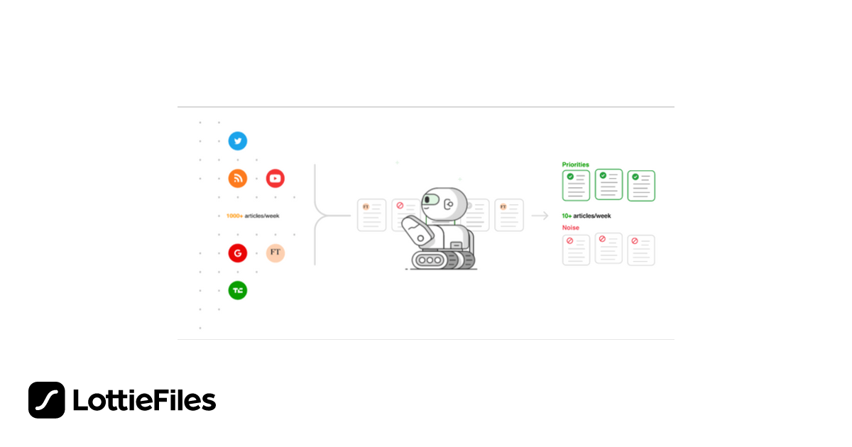 Free Feedly Robot Animation by Indicius | LottieFiles