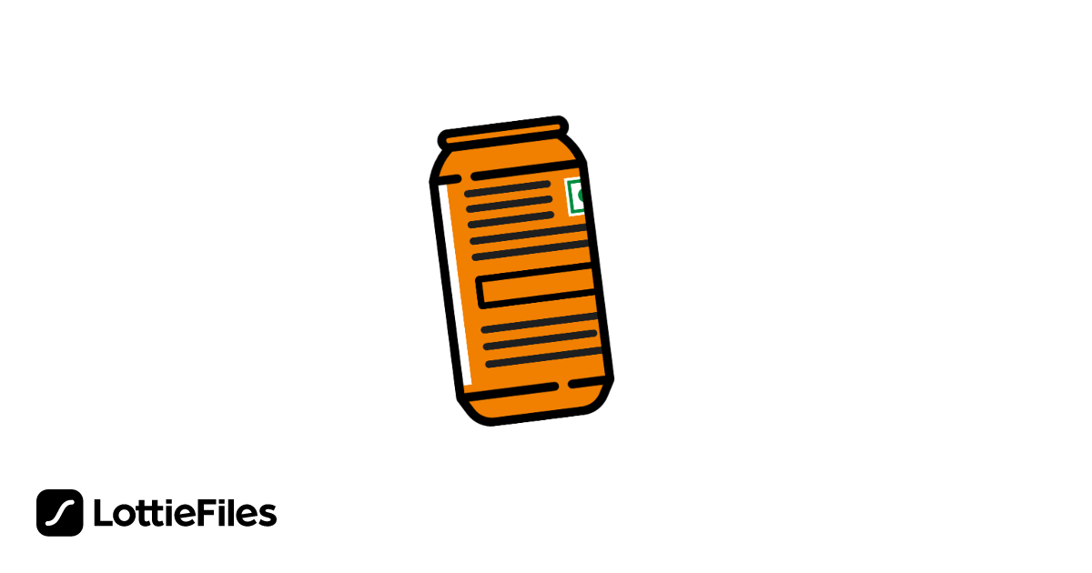 Free Beverage Can Animation by Priyanshu | LottieFiles